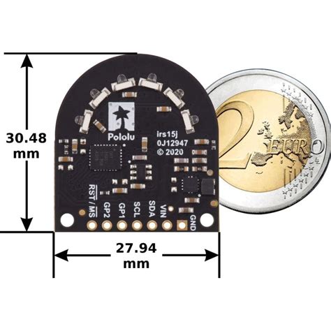 Distance sensor over 180 degrées OPT3101 Time of Flight IR