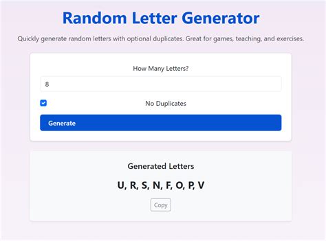 Random Letter Generator Az Letters Instantly