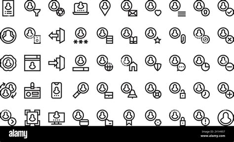 User Account Icons High Quality Vector Icons Collection With Editable Stroke Ideal For