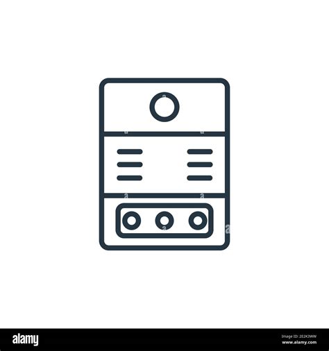 Computer Case Outline Vector Icon Thin Line Black Computer Case Icon Flat Vector Simple