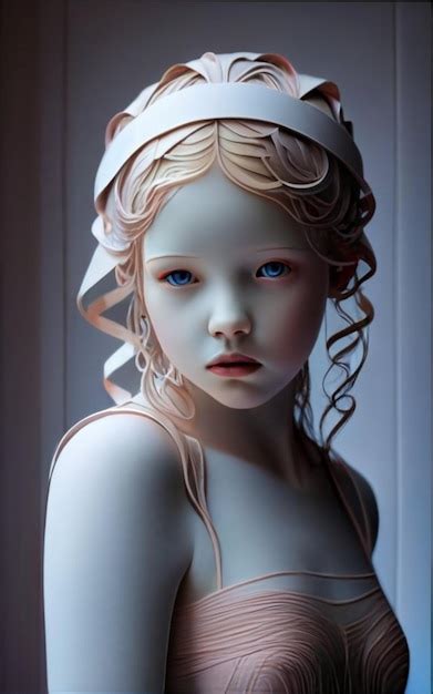 3d Rendered Portrait Of Cute Young Dark Skin Eastern Girl Made Without Ai Not Ai Pure 3d