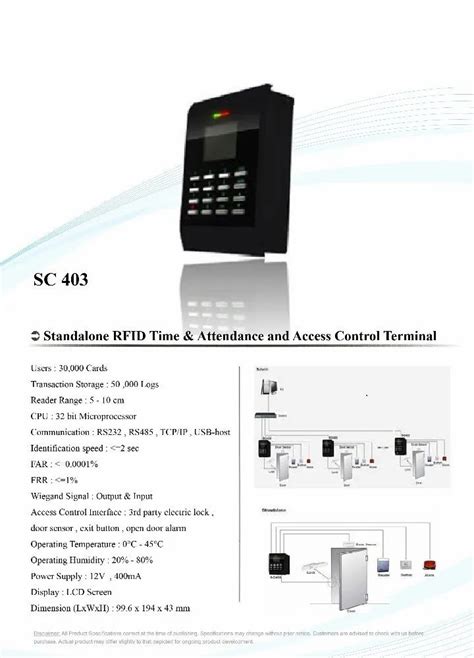 ESSL RFID Based Access Control System Model Name Number SC 403 At Rs 10500 In Bengaluru