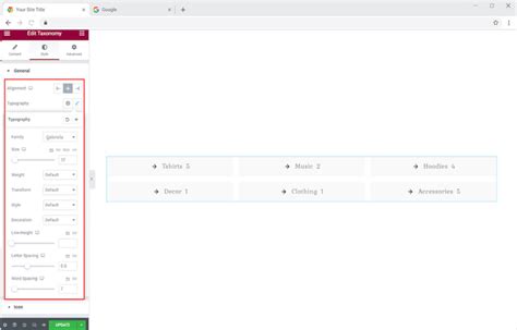 How To Add Free Taxonomy Filter Elementor