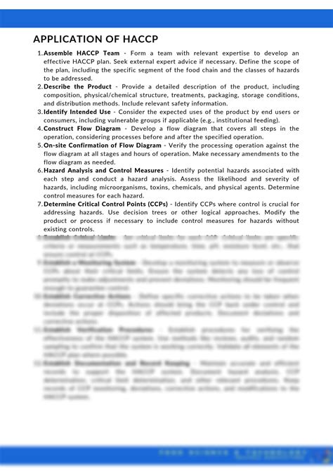 Solution Comprehensive Guide To Haccp Implementation And Management