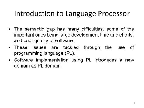 1 1 Introduction To Language Processor A Language