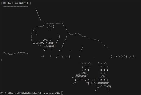 Nikhil Budhathoki On Linkedin Cs50 Python Libraries Requests Harvard Api Cowsay Statistics