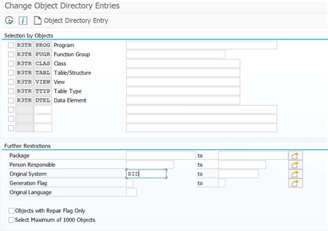 Custom Abap Set Original System System