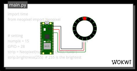 Pixellightshow24py Wokwi Esp32 Stm32 Arduino Simulator