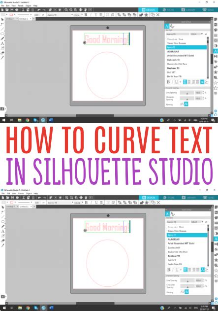 How To Curve Text In Silhouette Studio Artofit