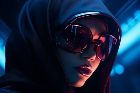 Premium Ai Image Photo Of Beautiful Women Wearing Glasses Ai Generated