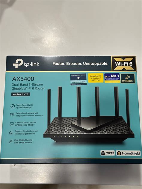 TP Link Wireless Router AX5400 Computers Tech Parts Accessories Networking On Carousell