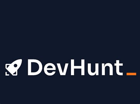 Devhunt A Launchpad For Dev Tools Sideprojectors Marketplace To Buy And Sell And Discover