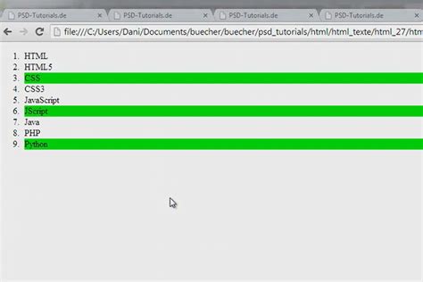 HTML und CSS für Anfänger Tutorial