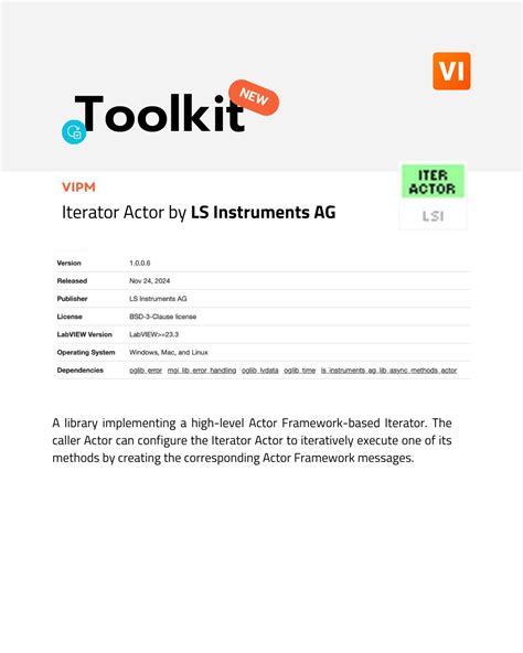 Ls Instruments Has Open Sourced Another Labview Actor Framework Library Now Whenever You Need