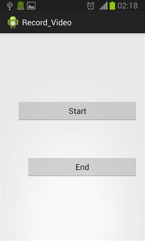 Android Mediarecorder Example Sanfoundry