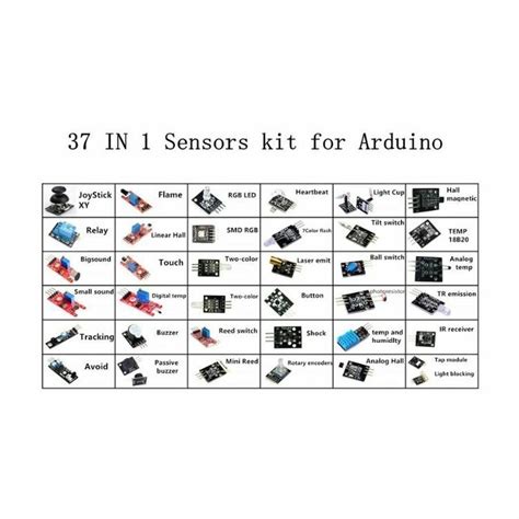 Arduino Sensör Modülü Kiti Seti 37 Çeşit 37 In 1