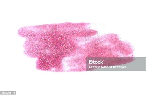 흰색 배경에 추상 수채화 줄무늬입니다 격리 손으로 그린 배경 종이에 아쿠아렐 브러쉬 얼룩이 있습니다 핑크 글리터 색상 고풍스런에 대한 스톡 사진 및 기타 이미지 Istock