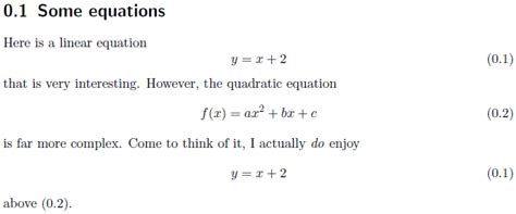 Numbering Using The Same Number For Repeated Use Of The Same Equation TeX LaTeX Stack Exchange