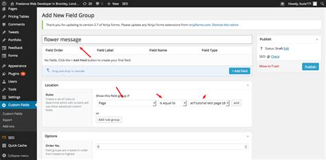 Hello World Tutorial On Advanced Custom Field Acf Wordpress Plugin