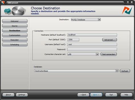 Migration Stages Dbconvert