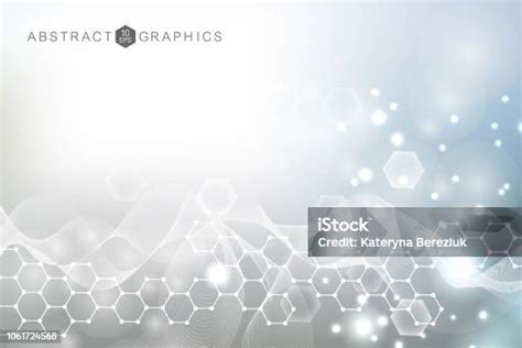 과학 네트워크 패턴 선 및 점 들을 연결입니다 의료 기술 화학 과학에 대 한 현대 미래 가상 추상 배경 분자 구조 과학 6 각형 벡터 0명에 대한 스톡 벡터 아트 및 기타