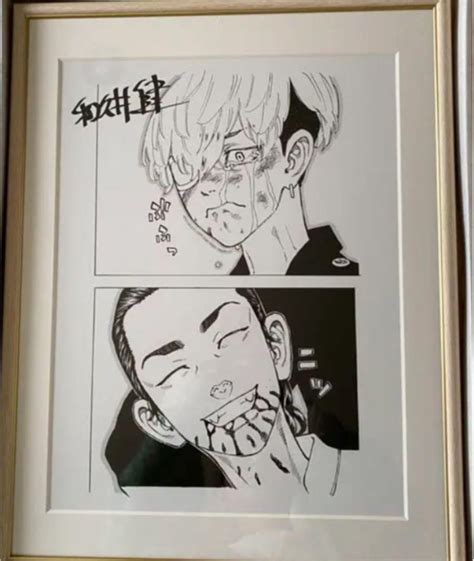 50％割引ホワイト系柔らかい 東京リベンジャーズ 原画展 複製原画 サイン入り その他 コミックアニメグッズホワイト系 Otaon