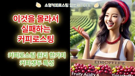 커피로스팅 원리 커피생두 특성 Youtube
