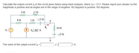 Solved Calculate The Output Current Loin The Circuit Given Chegg Com
