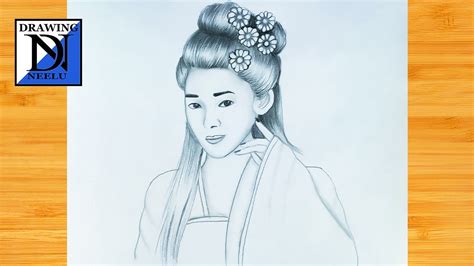 Easy Japanese Girl Drawing At Edward Zoller Blog