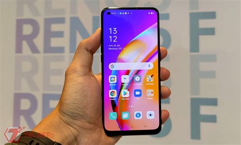 Oppo Reno F Tampil Eye Catching Bodi Tetap Ringan Dan Tipis Telset