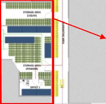 Raw Material Warehouse Layout This Research Will Use Powder Type Raw Download Scientific