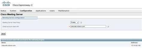 Configure Proxy Webrtc With Cms Over Expressway With Dual Domain Cisco