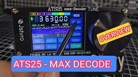 NEW ATS25 MAX DECODER BEGINNERS GUIDE Ft8 2024 YouTube