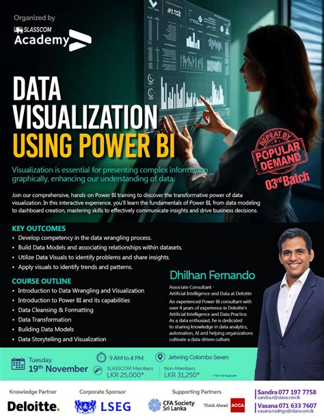 Cfa Society Sri Lanka On Linkedin Powerbi Datavisualization