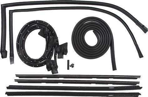 Weatherstrip Seal Kit Front Door Window Molding Rubber Felt Trim Seal