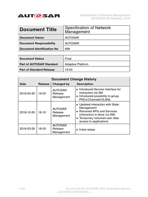 Autosar Sws Networkmanagement Pdf