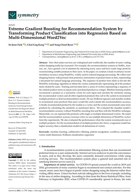 Extreme Gradient Boosting For Recommendation System By Transforming