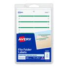 Avery X White Rectangular Write On Printable Cut File Folder Labels