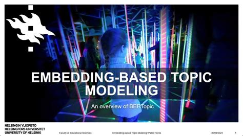 Presentation On Bertopic For Embedding Based Topic Modelling Youtube