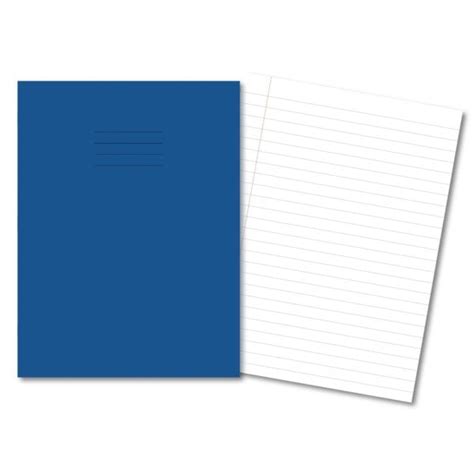 Classic Exercise Book A4 80 Pages 12mm Feint And Margin Dark Blue 45