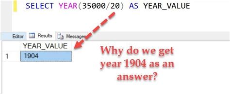 Sql Server Puzzle How Does Year Function Work Sql Authority With