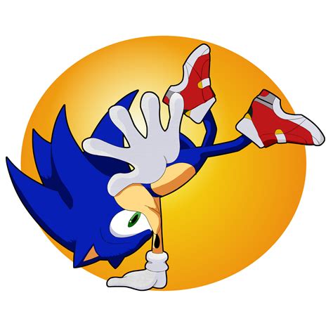 Sonic Breakdancing By Thecakeee On Deviantart