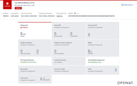 Cve 2025 21298 Opswat Metadefender Core Zero Day Defense Opswat