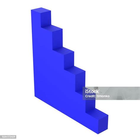 3d 추상 짙은 파란색 계단 장면은 클리핑 경로로 격리되어 있습니다 건축 구조 최소 벽 모형 제품 무대 쇼케이스 광고 제품에 대한 현대적인 최소 추상 그림입니다 추상적인