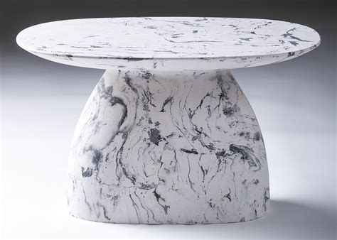 Moss And Lam Uses Alchemic Technique For Marbled W1 Tables