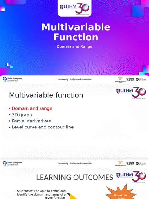 Understanding Domain And Range In Multivariable Functions Pdf