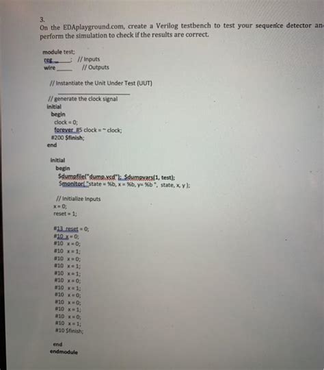 Solved Lab 11 Sequence Detector Objective The Objective Of