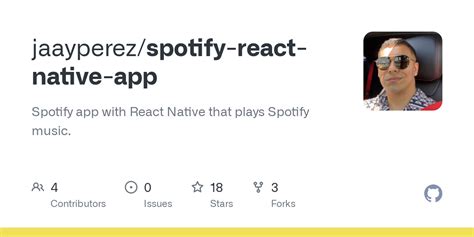 Github Jaayperezspotify React Native App Spotify App With React