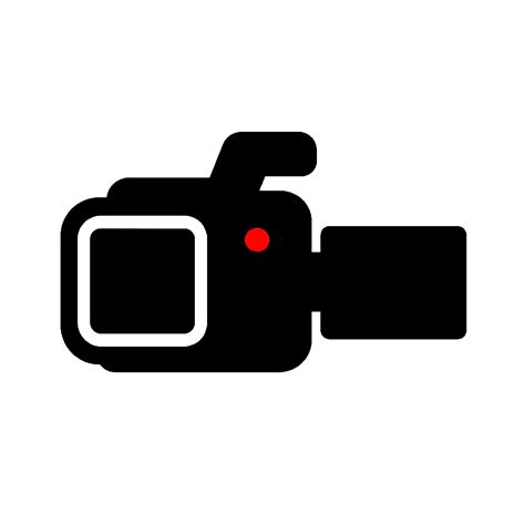 シルエットビデオカメラ｜イラスト・フリー素材なら「シンテリ」