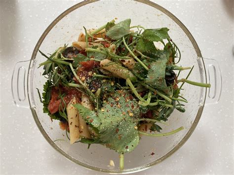 봄나물 구운토마토 냉파스타